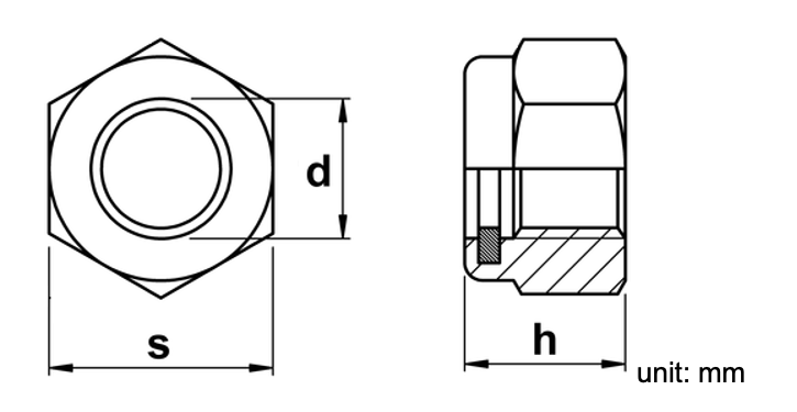 DIN 982 Nylon Insert Locknut